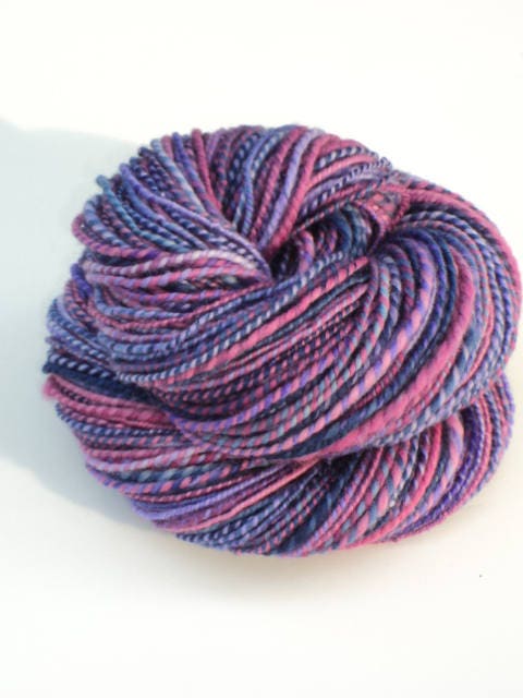 Violets, Hand Spun, Handspun, Yarn, Superwash, Merino, Wool, Violet ...