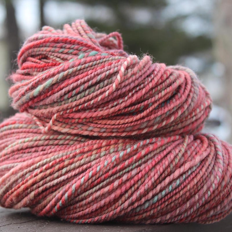 Worsted Spun Wool Red - Etsy