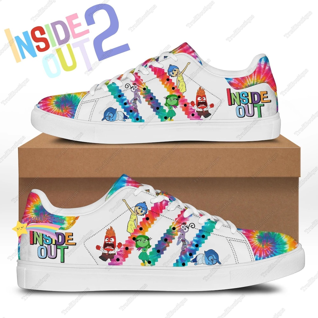 Disney Inside Out Shoes, Inside Out 2 Sneaker, , Mental Health Shoes ...