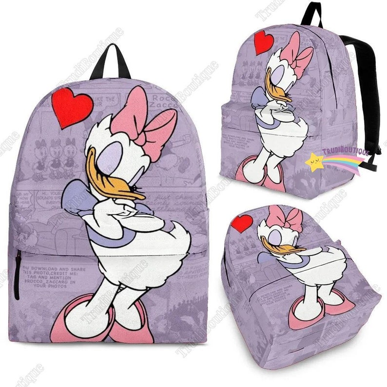 Daisy Duck Backpack, Disney Children Backpack, Donald Duck Backpack ...