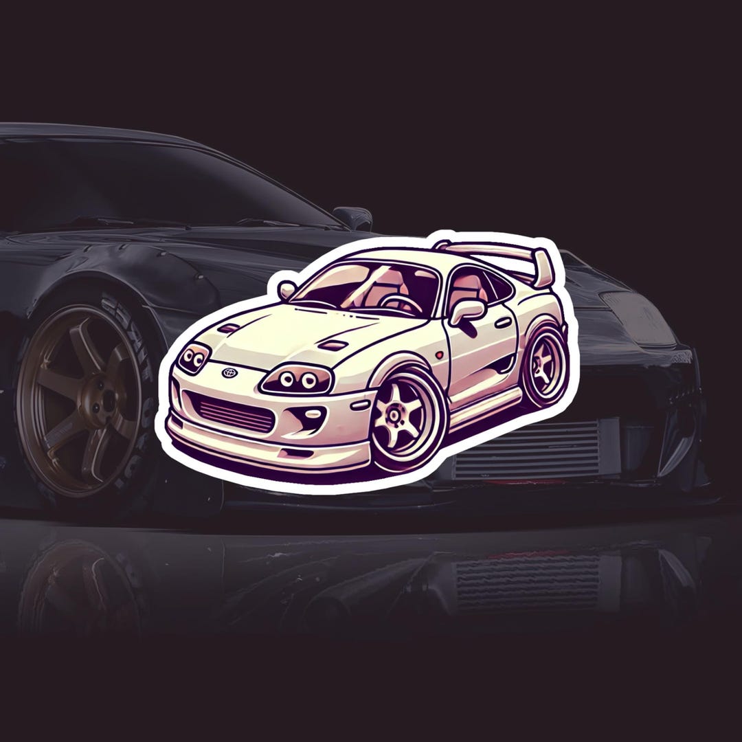 Toyota Supra Sticker - Etsy