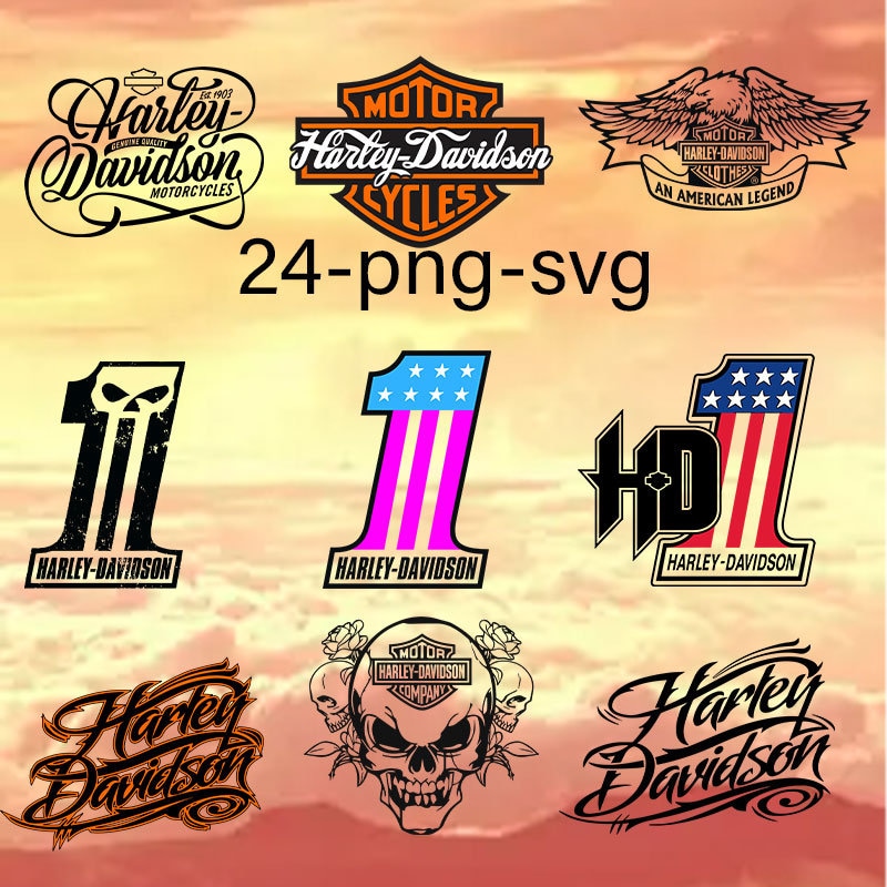 Harley Davidson Svg - Etsy