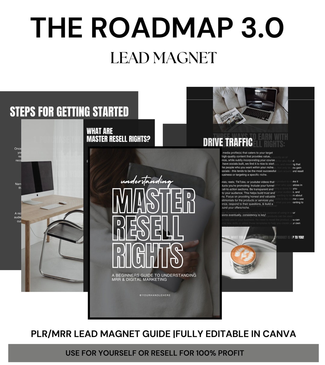 The Roadmap 3.0 Lead Magnet Guide Ebook |resell Righs| Roadmap |road ...