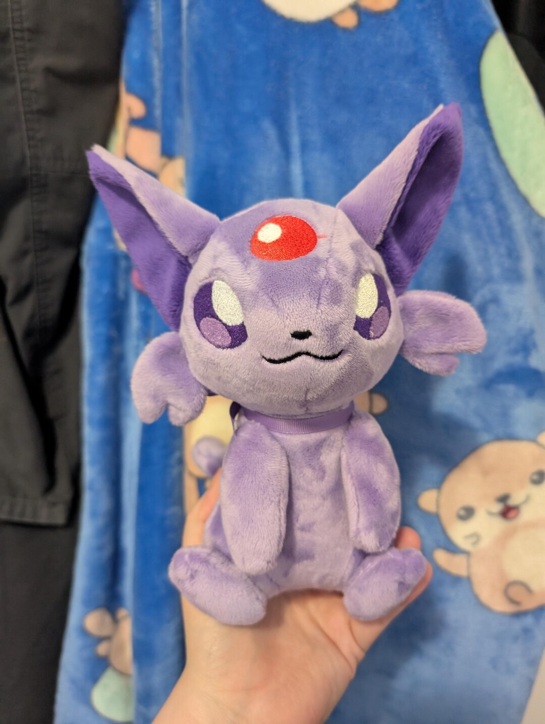 Handmade 8" Sitting Espeon Plushie - Etsy