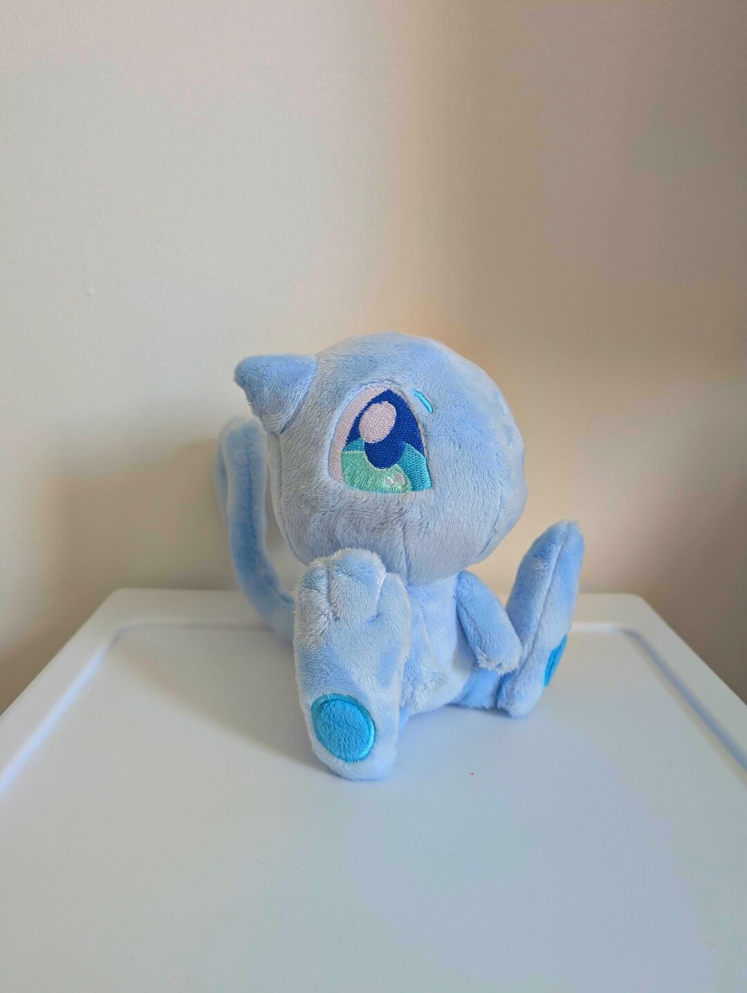 Handmade 8" Sitting Shiny Mew Plushie - Etsy