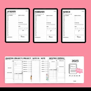 2025 Planner Undated for Goodnotes 448 Pages - Etsy