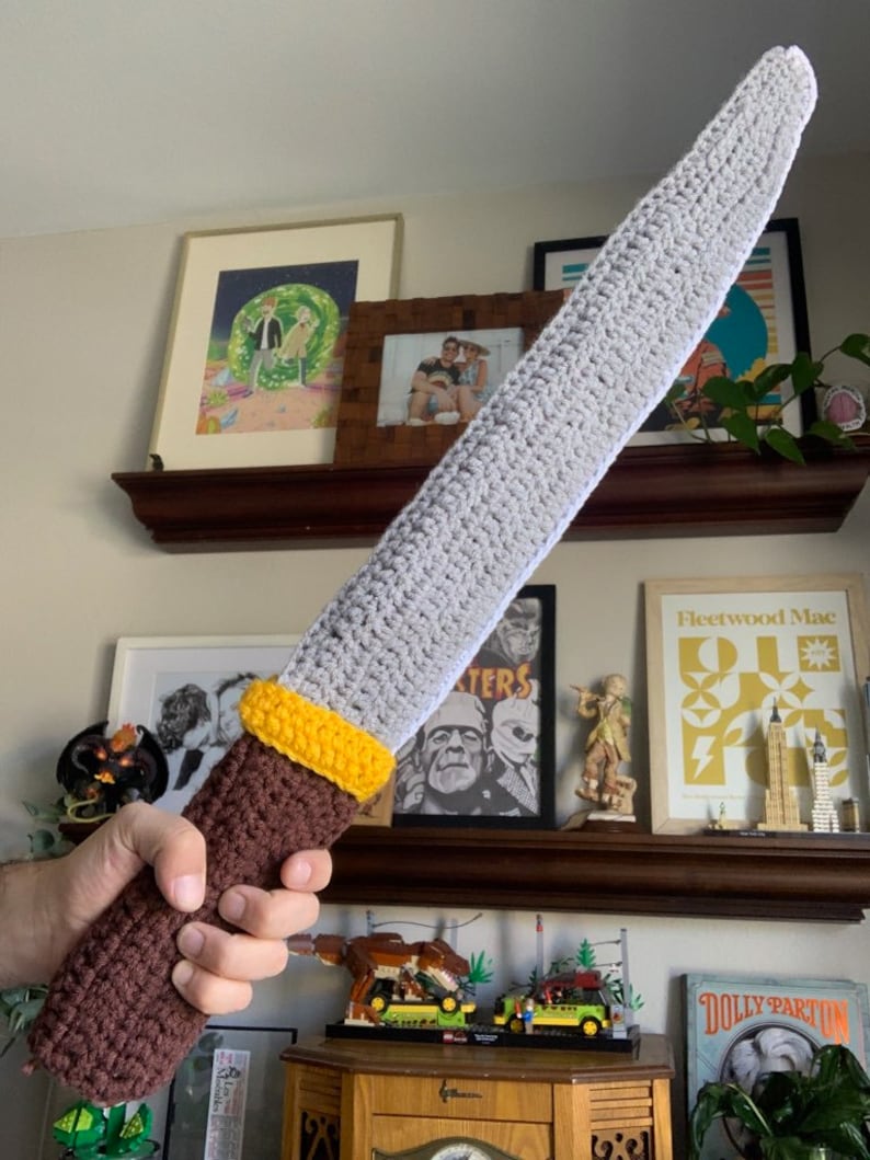 CROCHETED NINJA SWORD Pattern - Instant Download - From Tiktok's ...