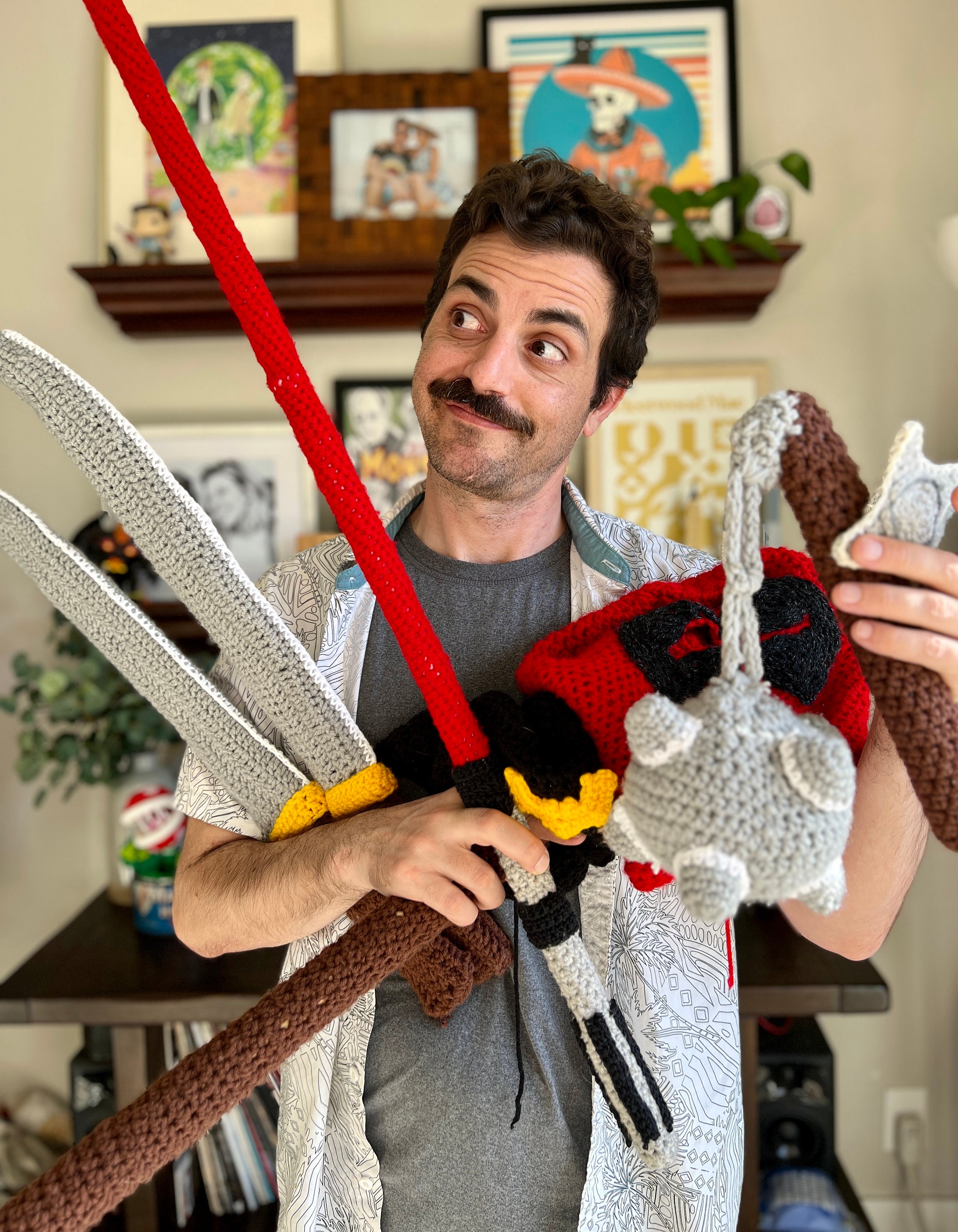 CROCHETED NINJA SWORD Pattern Instant Download From Tiktok's Brochet ...
