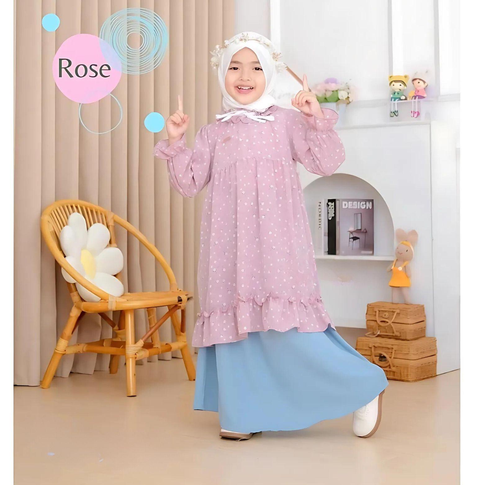 Oneset Girls Skirt Suit Naura for Children 1-9 Yrs, Islamic Clothing ...