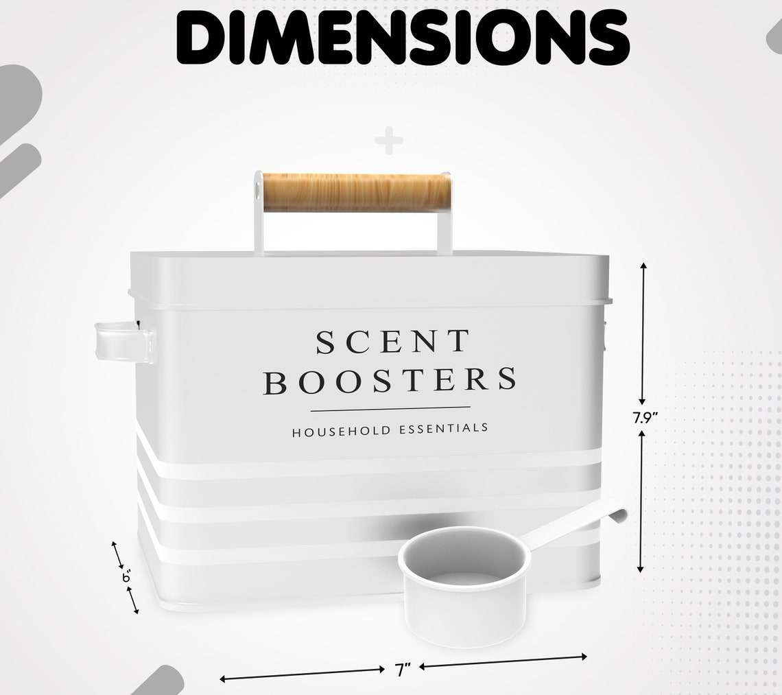 Laundry Room Storage Containers: Pods, Scent Boosters, Dryer Sheets - 3 ...