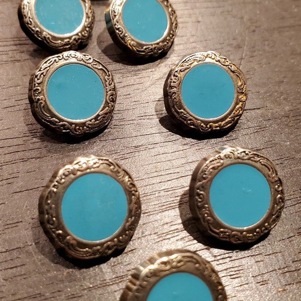 Turquoise Buttons - Etsy
