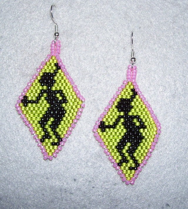 Spirit Dancer Earrings Pattern by Sigrid Wynne Evans - Etsy