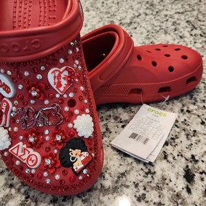 Delta Sigma Theta 1913 Custom Crocs - Handmade - Elevate Your Style ...