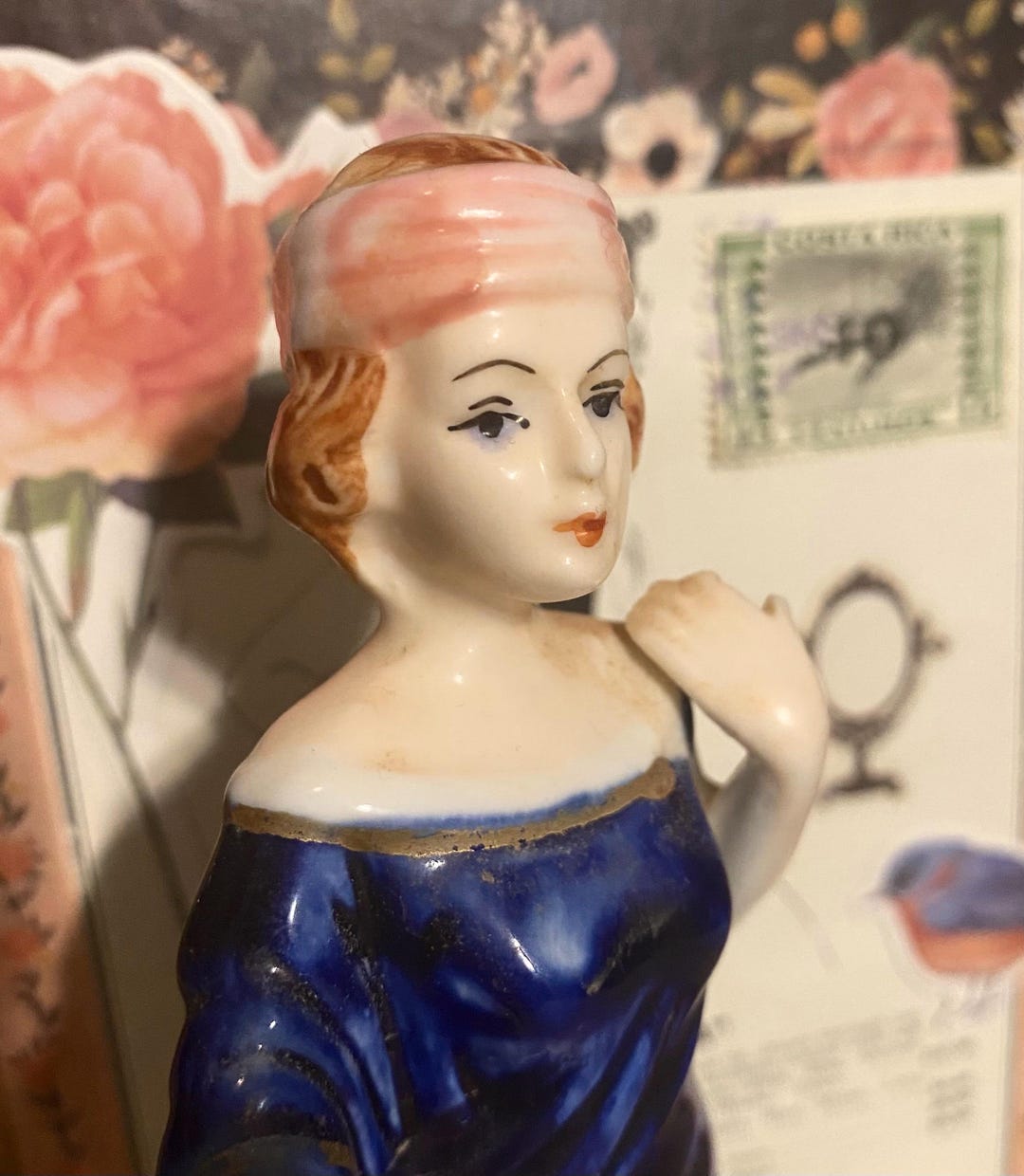 Ceramic Flapper Figurine - Etsy
