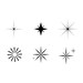 Star Svg Bundles, Glowing Star Png Bundles, Star Clipart, Star Svg ...