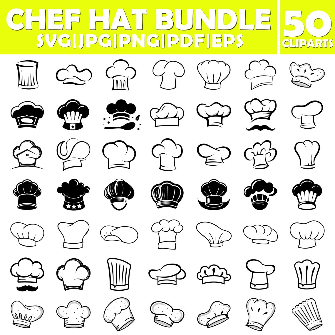 Best Chef Hat SVG, Chef Svg, Chef Hat Clipart, Kitchen Chef Svg, Cook ...