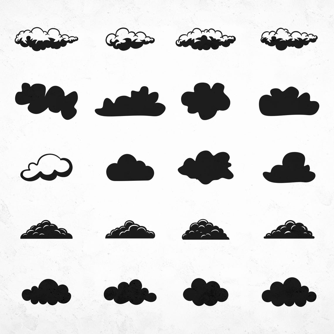 Cloud Svg Bundles, Cloud Svg, Clouds Clipart, Clouds Png, Sky Clouds ...