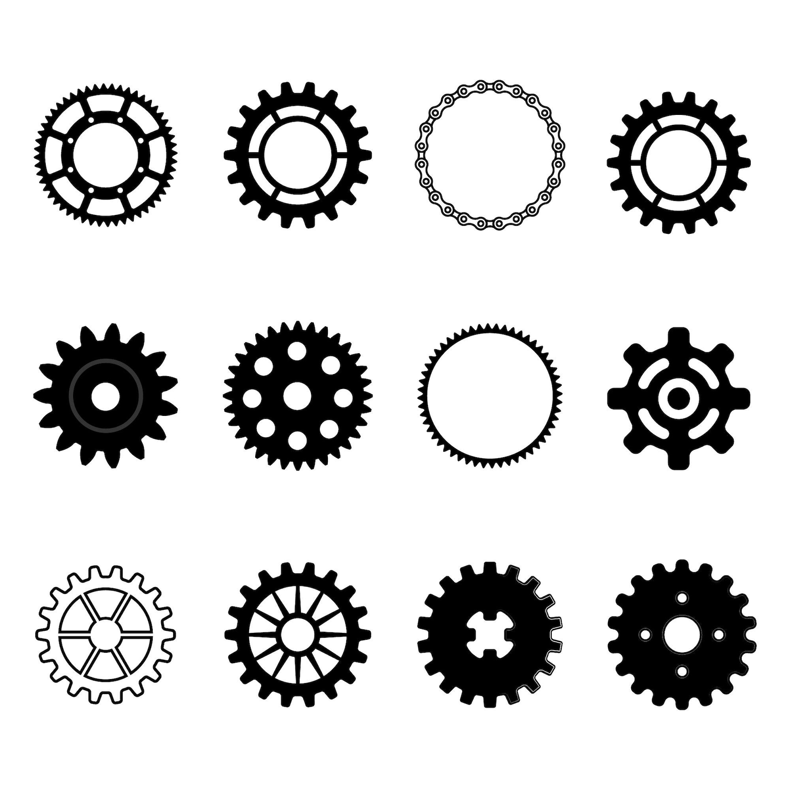 Gears Svg, Gears Clipart, Gears PNG Files for Prints, Gears Images, Car ...
