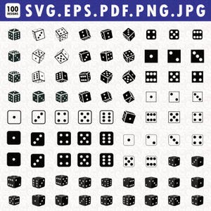 Dice Svg Dice Face Svg Dice Set Svg Gaming Svg Casino Svg Gambling Svg ...