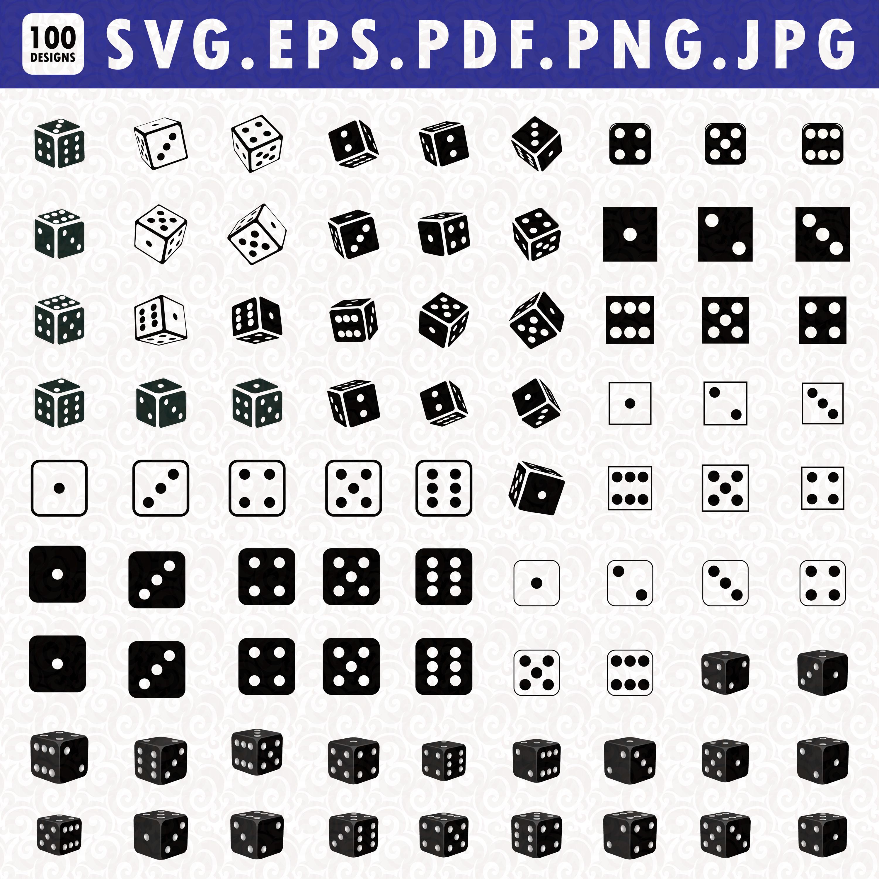 Game Dice Svg Bundles, Ludo Dice, Dice PNG, Two Dice, Dice Clipart ...