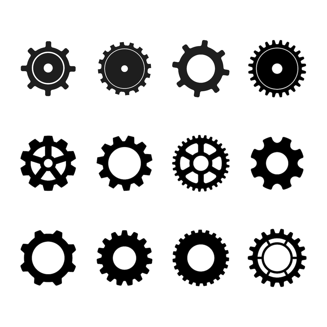 Gears Svg, Gears Clipart, Gears PNG Files for Prints, Gears Images, Car ...