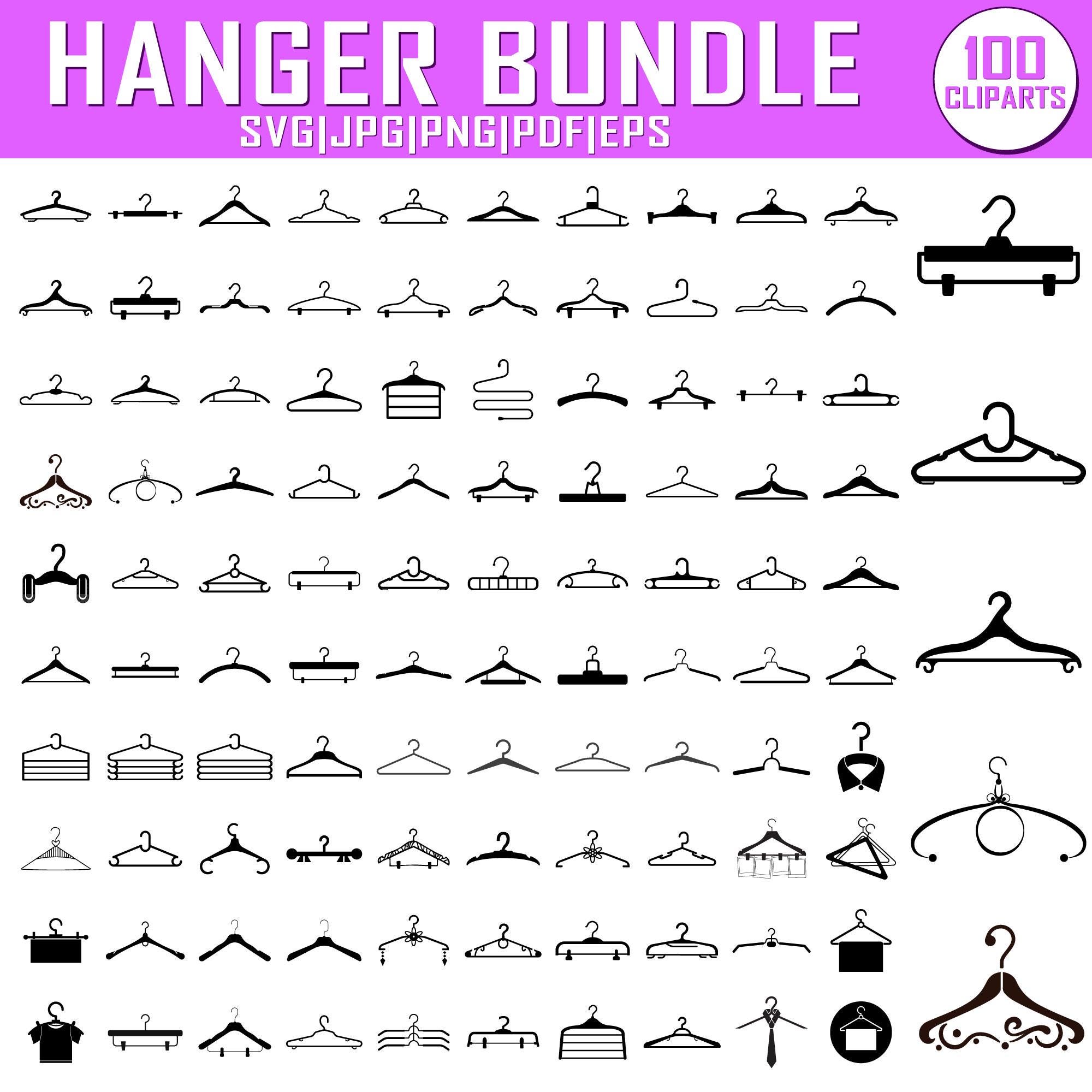 Cupboard Cloth Hanger Svg, Hanger Svg, Shirt Hanger, Pant Hanger Svg ...