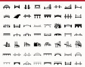 Bridge Svg Bundles, Bridge Svg Design, Bridges Clipart, Bridges PNG ...