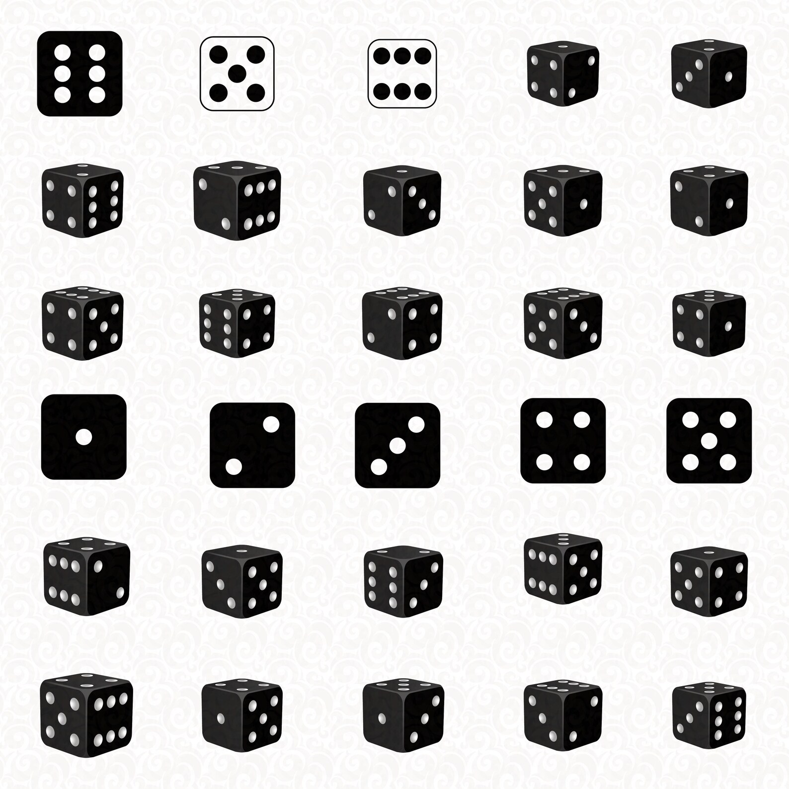 Game Dice Svg Bundles, Ludo Dice, Dice PNG, Two Dice, Dice Clipart ...