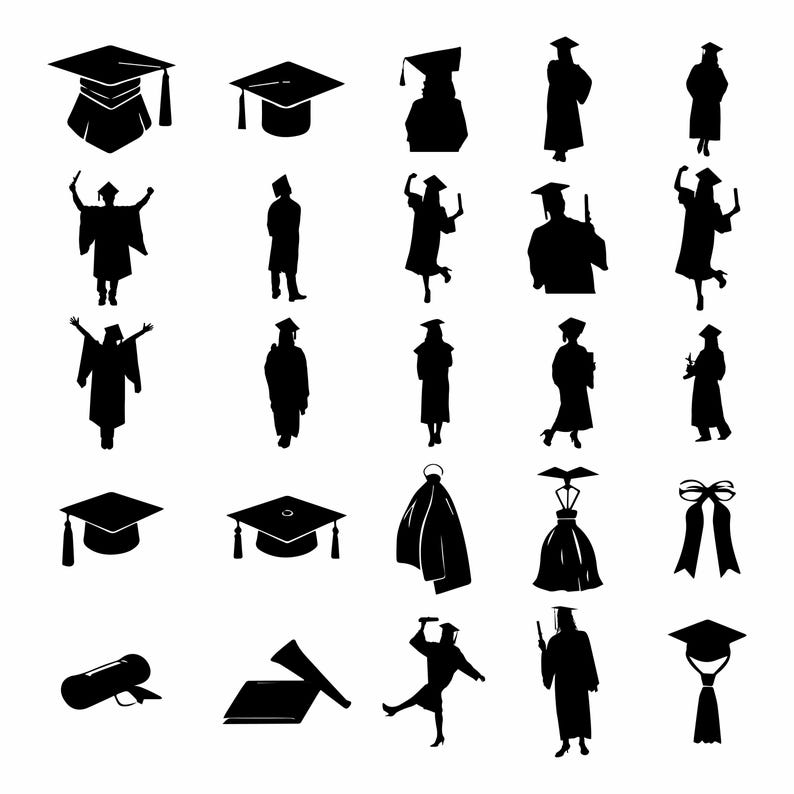 Graduation Svg Bundles, Graduation Clipart, Graduation PNG, Graduation ...