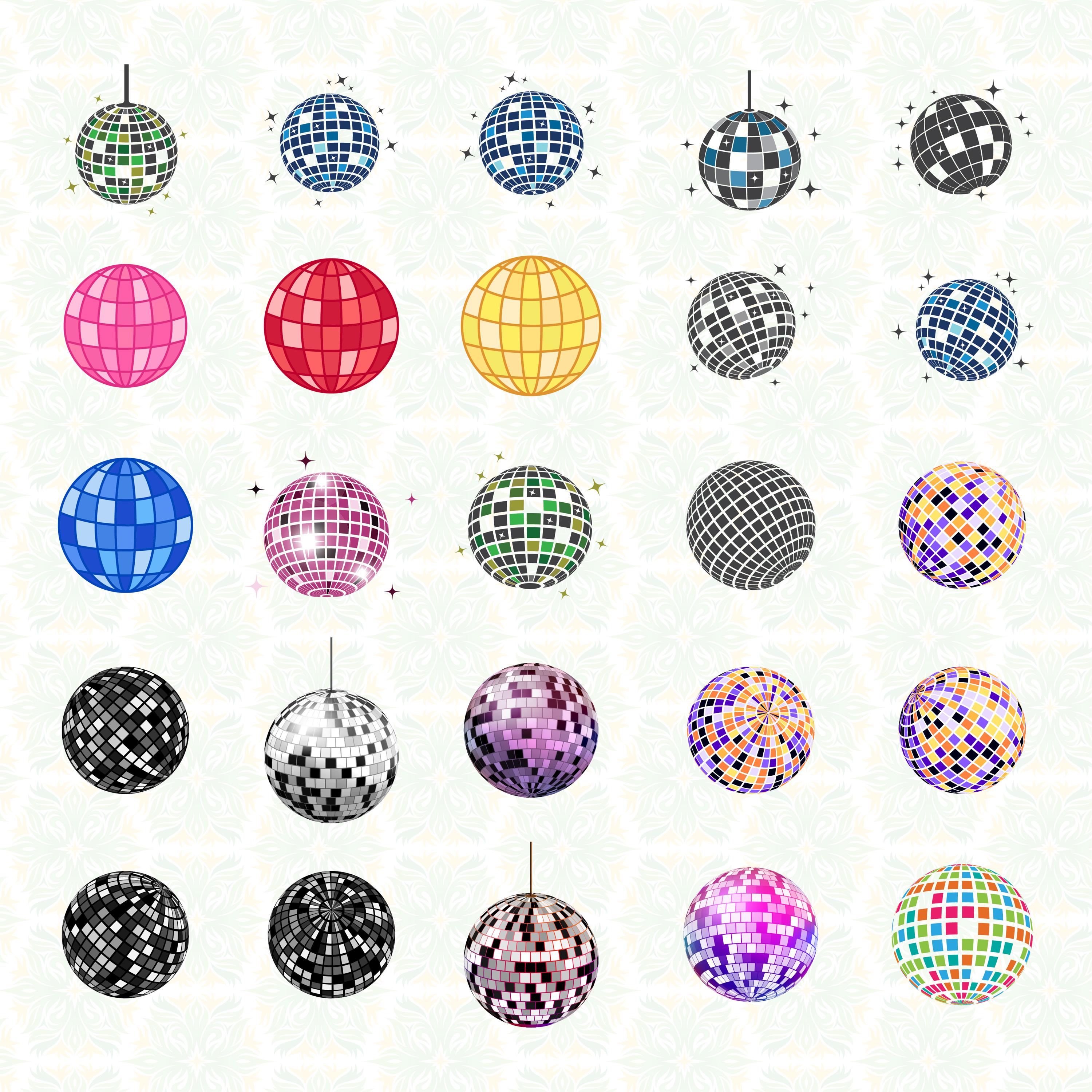 Disco Ball Svg Bundles, Disco Ball Svg, Disco Ball Clipart, Disco Ball ...
