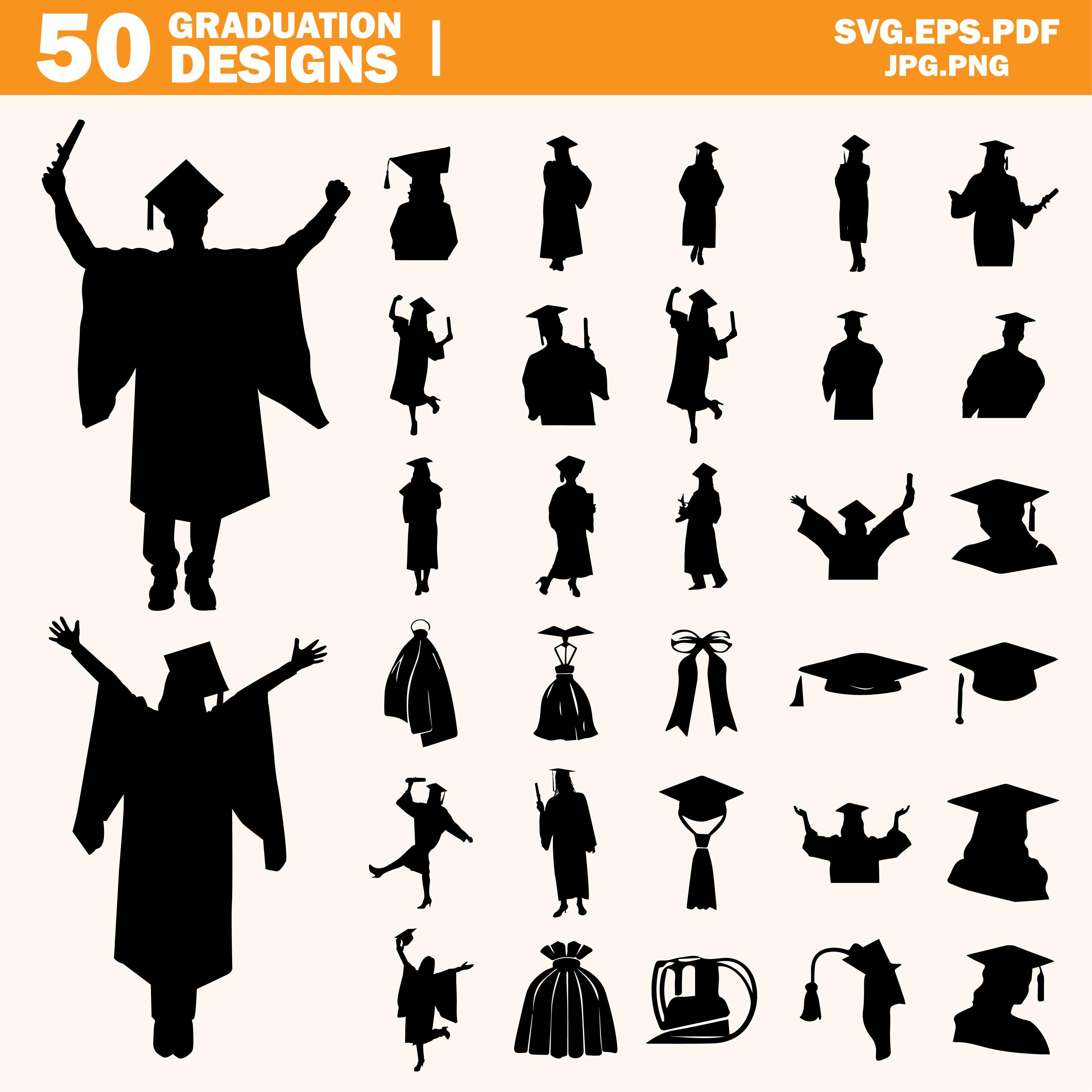 Graduation Svg Bundles, Graduation Clipart, Graduation PNG, Graduation ...