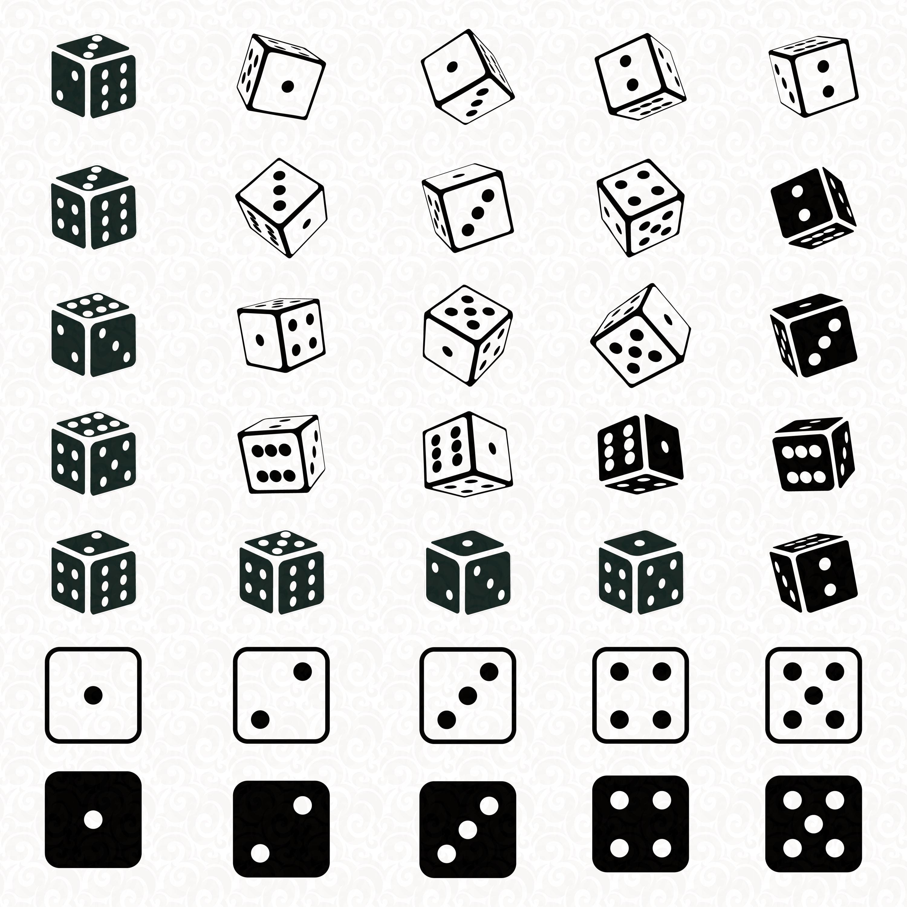 Game Dice Svg Bundles, Ludo Dice, Dice PNG, Two Dice, Dice Clipart ...