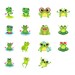 Frog Svg Bundles, Baby Frog Svg, Colorful Frog Svg, Frog Png, Animal ...