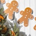 Gingerbread Man Kraft Paper Banner, Gingerbread Paper Bunting ...