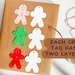 Gingerbread Man Gift Tags Set of 12 Baked Goods/cookie Tags - Etsy