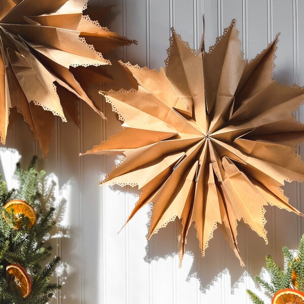Hanging Paper Star - Etsy