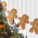 Gingerbread Man Kraft Paper Banner, Gingerbread Paper Bunting ...