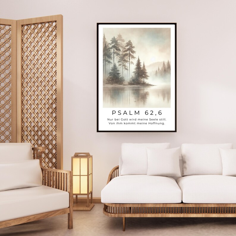 Christian Poster | Psalm 62:6 | Watercolor | PDF | Download - Etsy