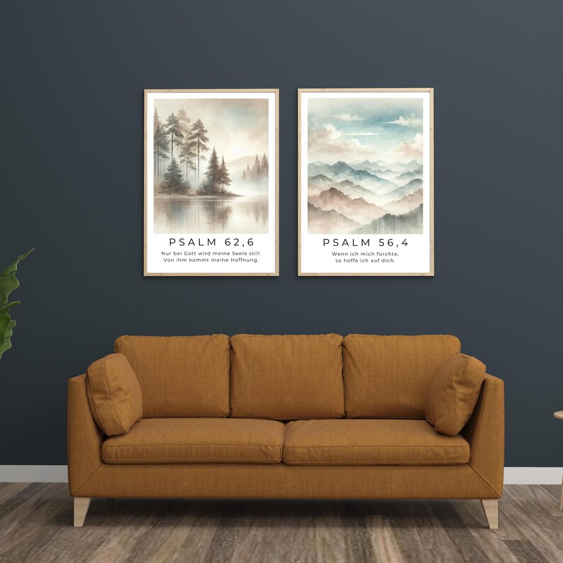Christian Poster | Psalm 62:6 | Watercolor | PDF | Download - Etsy