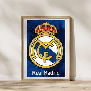 6 Real Madrid Digital Prints | Real Madrid Posters | Football Posters ...