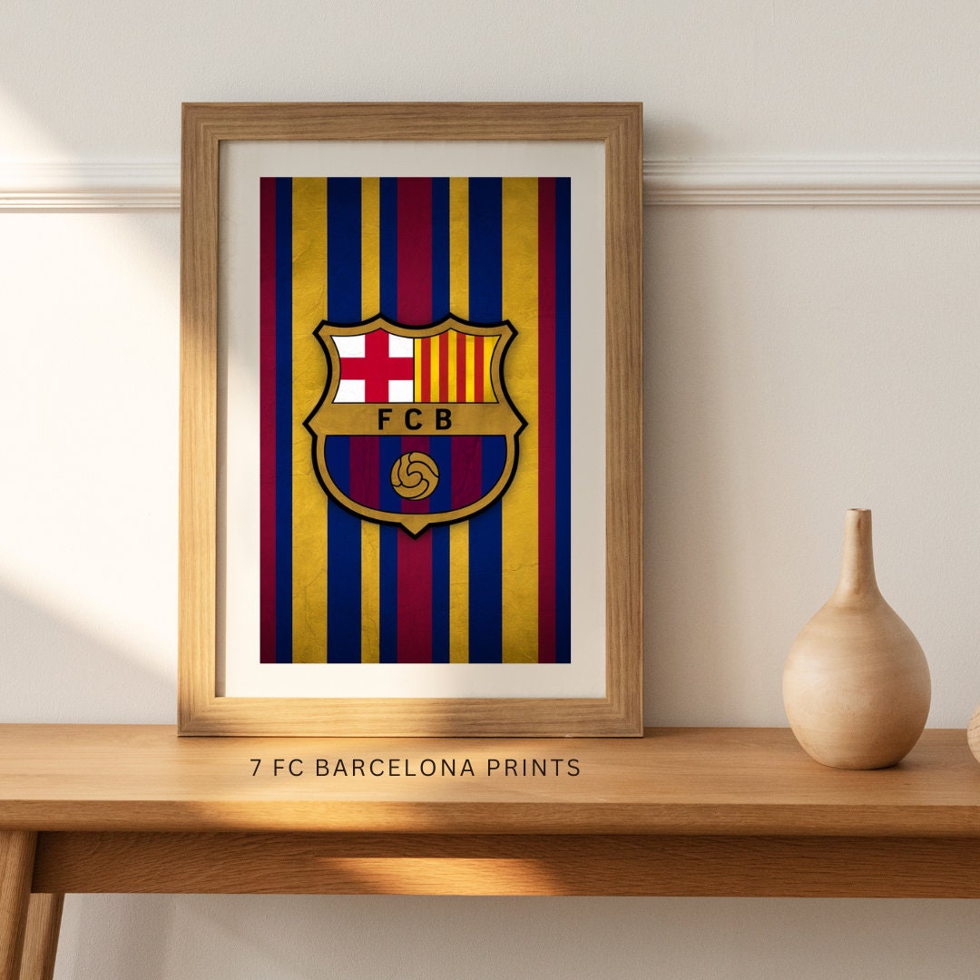 7 FC Barcelona Digital Prints | FC Barcelona Posters | Football Posters ...