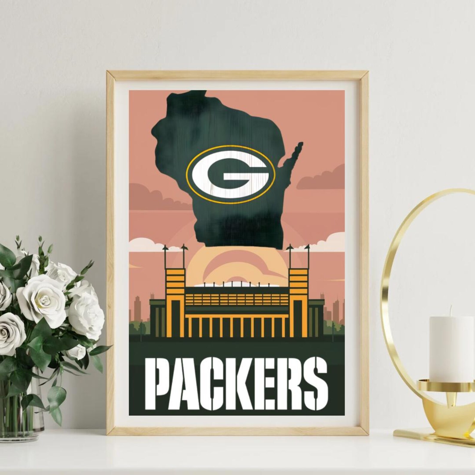 10 Green Bay Packers Prints | American Football | Green Bay Packers ...