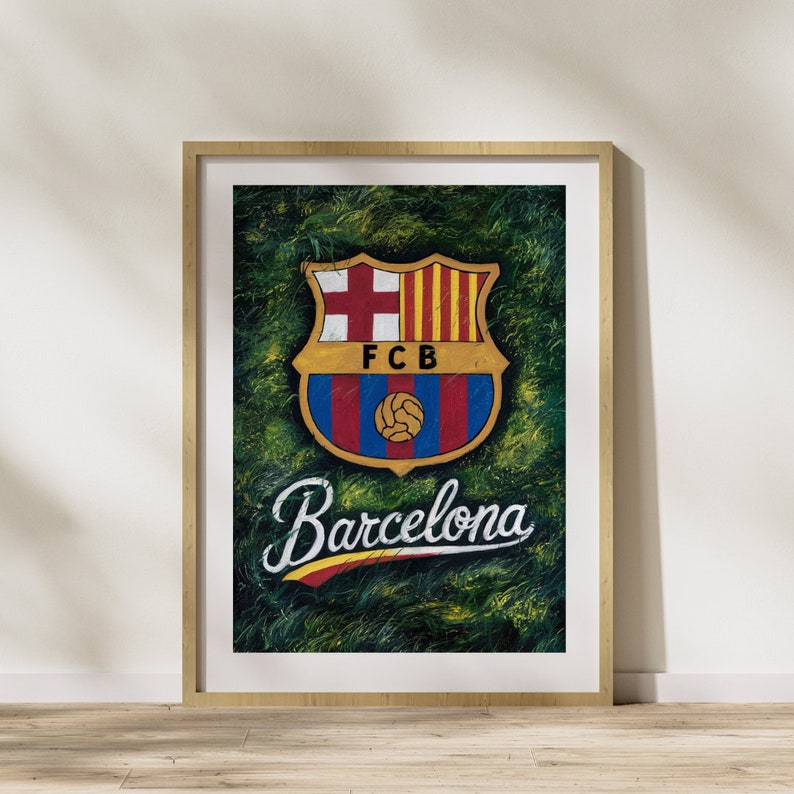 7 FC Barcelona Digital Prints | FC Barcelona Posters | Football Posters ...