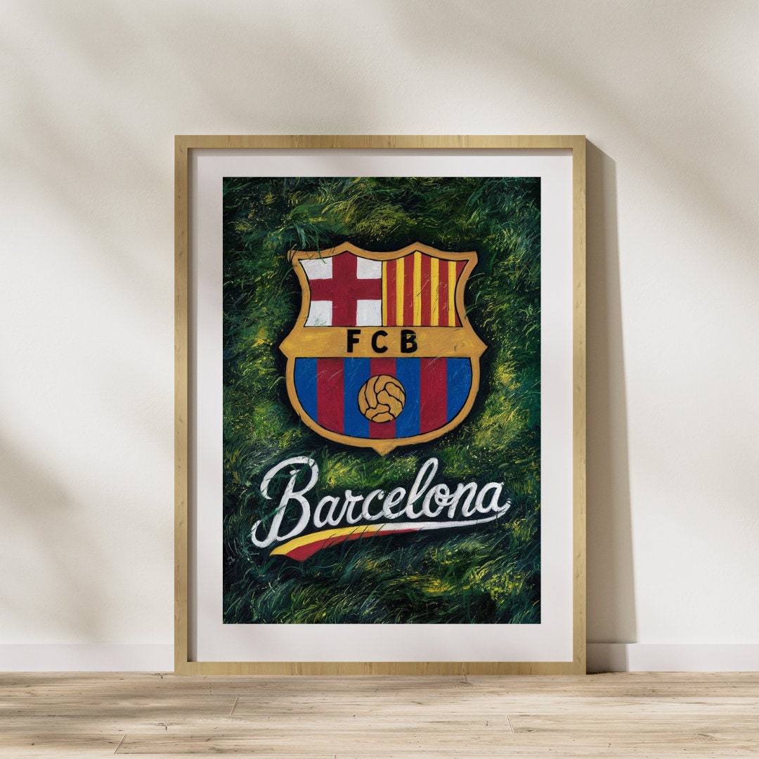 7 FC Barcelona Digital Prints | FC Barcelona Posters | Football Posters ...