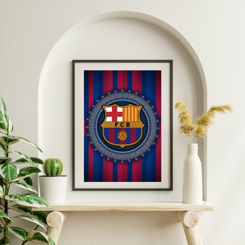 7 FC Barcelona Digital Prints | FC Barcelona Posters | Football Posters ...