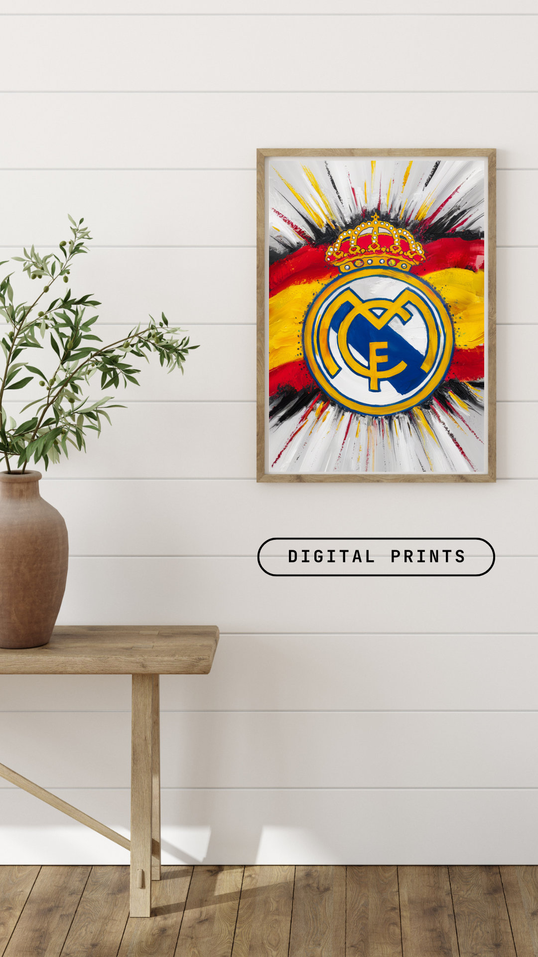 6 Real Madrid Digital Prints | Real Madrid Posters | Football Posters ...