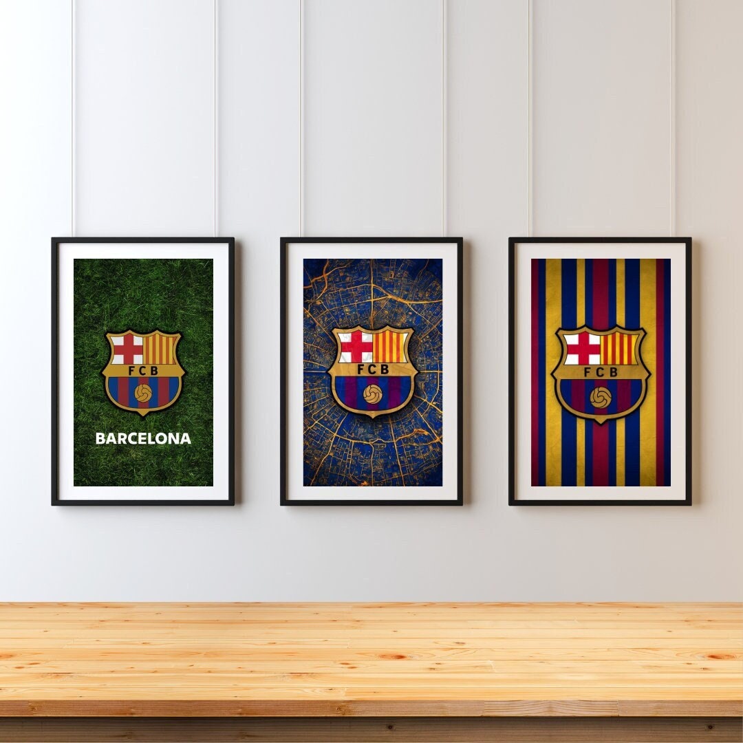 7 FC Barcelona Digital Prints | FC Barcelona Posters | Football Posters ...