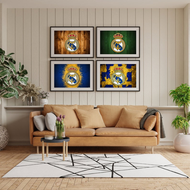 7 Real Madrid Digital Prints | Real Madrid Posters | Football Posters ...