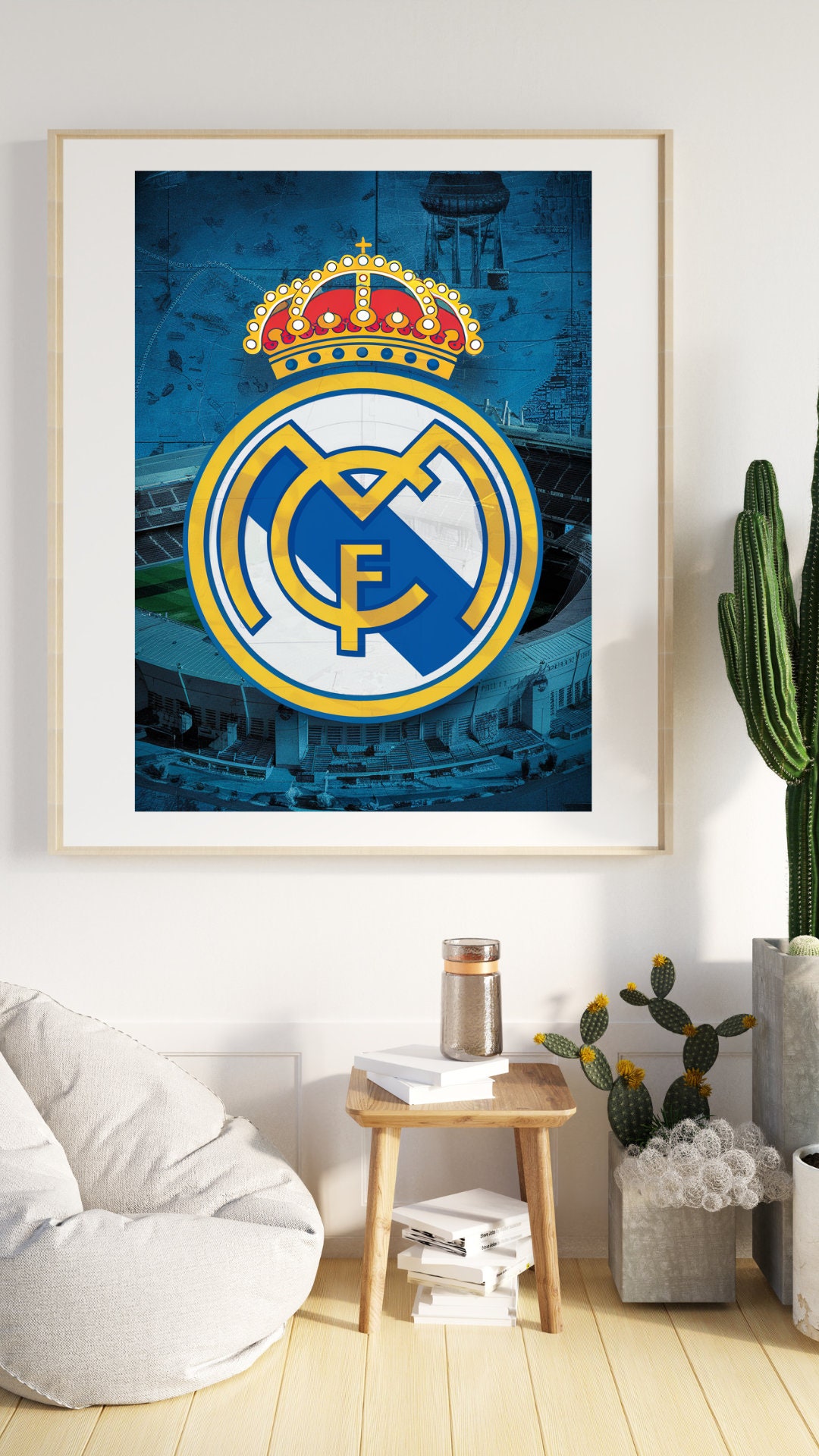 6 Real Madrid Digital Prints | Real Madrid Posters | Football Posters ...