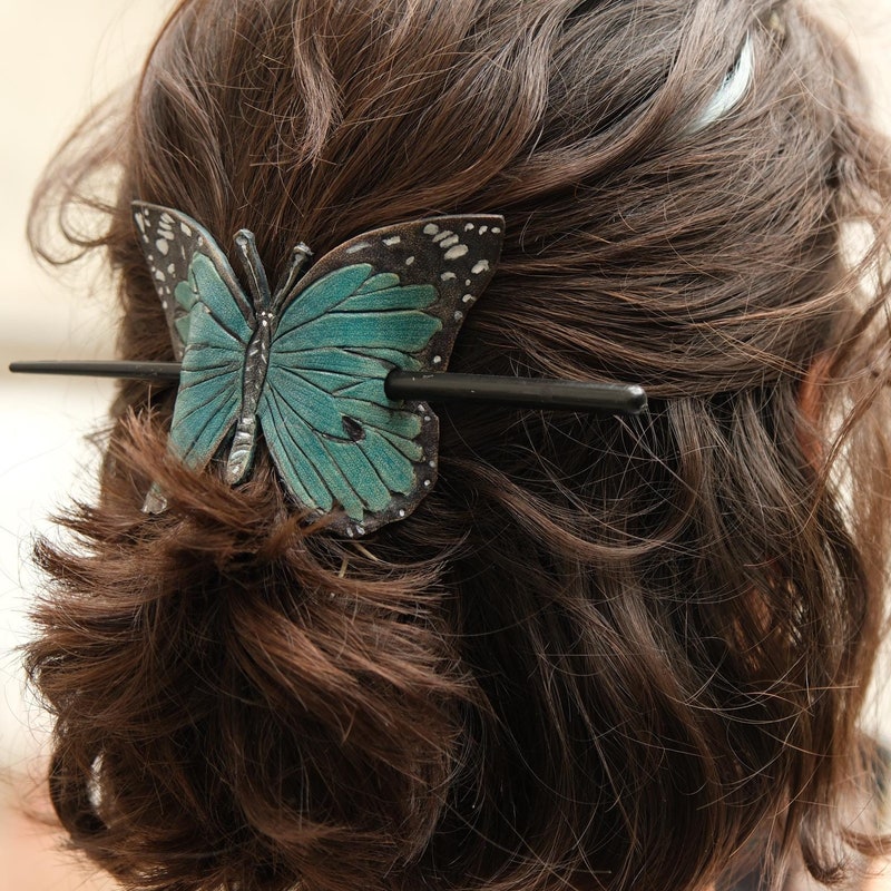 Butterfly Hair Pins - Etsy